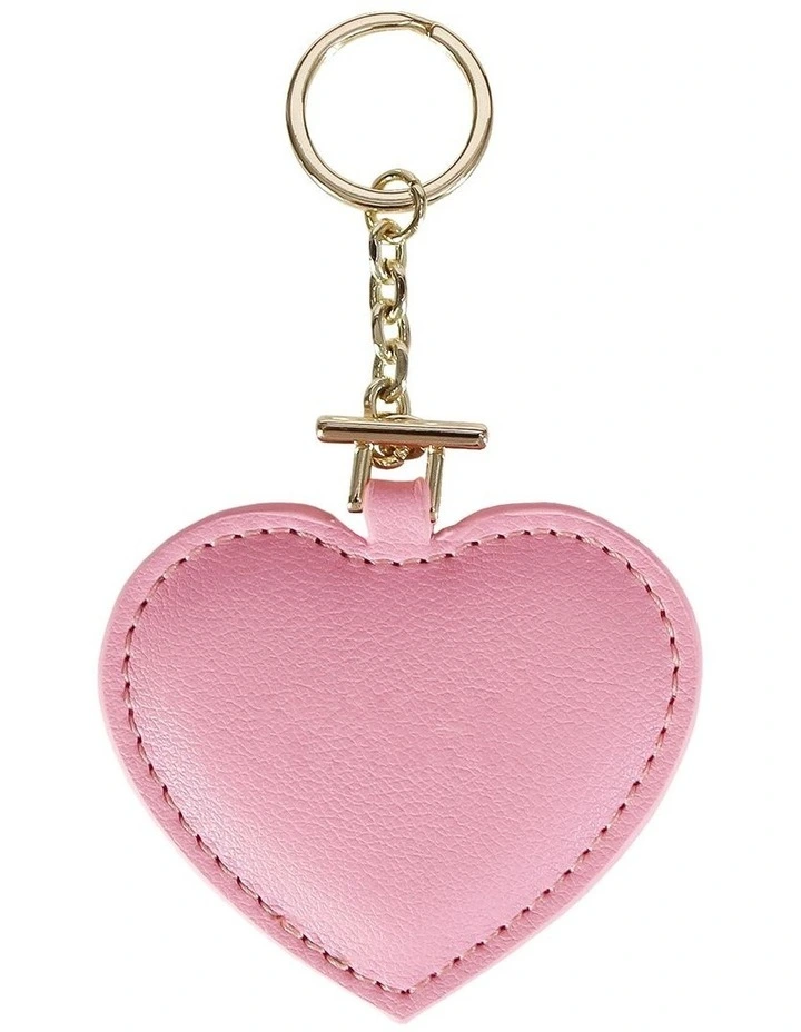 Belle & Bloom Stolen Heart Leather Keyring in Pink | MYER