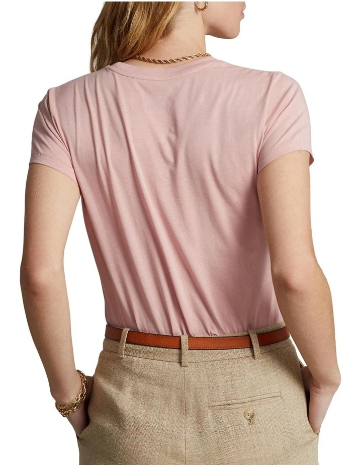 Ralph Lauren Pelican Logo Graphic Jersey Tee in Pink | MYER