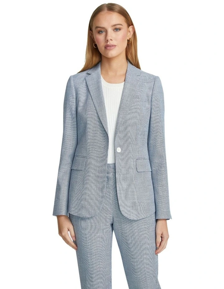 Oxford Alexa Eco Suit Jacket in Blue | MYER