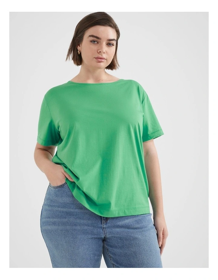 Commonry The Relaxed Tee In Palm Green | MYER