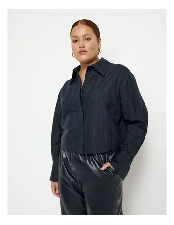 Commonry Cropped Shirt In White | MYER