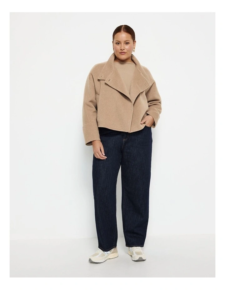 Commonry Wool Blend Coat in Camel | MYER