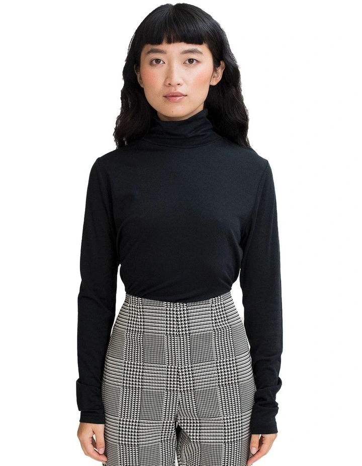 Emerge Merino Wool Skivvy in Black | MYER