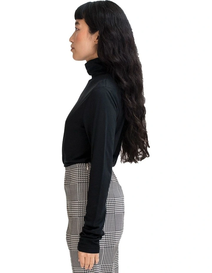 Emerge Merino Wool Skivvy in Black | MYER