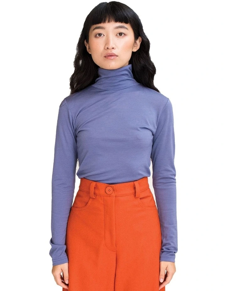 Emerge Merino Wool Skivvy in Lilac | MYER