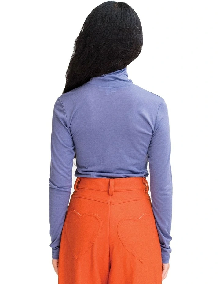 Emerge Merino Wool Skivvy in Lilac | MYER