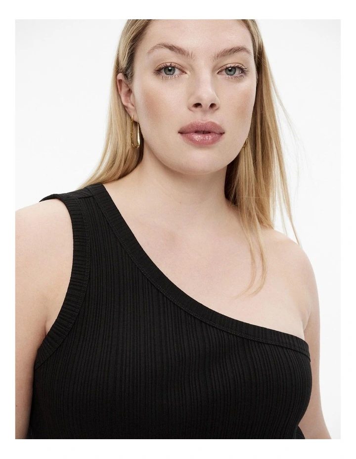 Witchery One Shoulder Tank in Black | MYER
