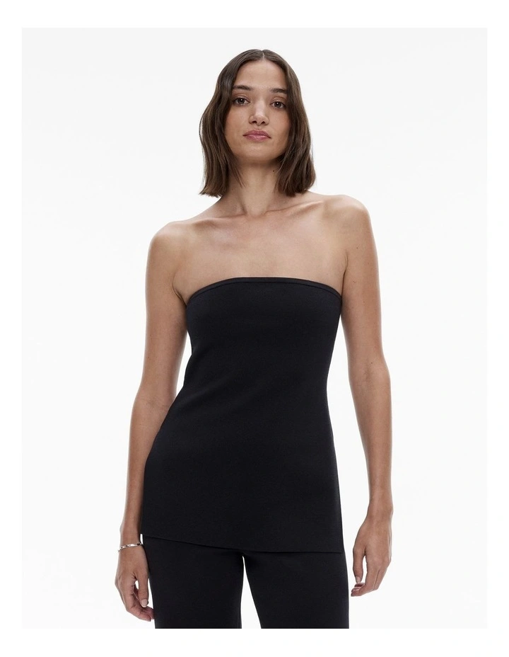 Witchery Milano Strapless Knit Top In Black | MYER