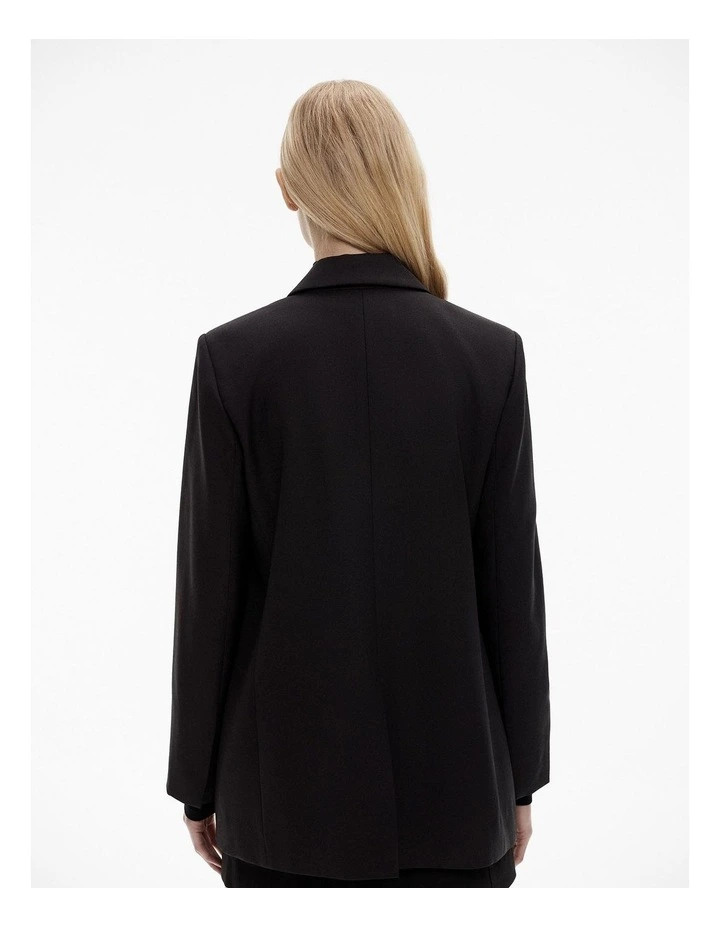 Witchery Wool Blend Single-breasted Boxy Blazer in Black | MYER