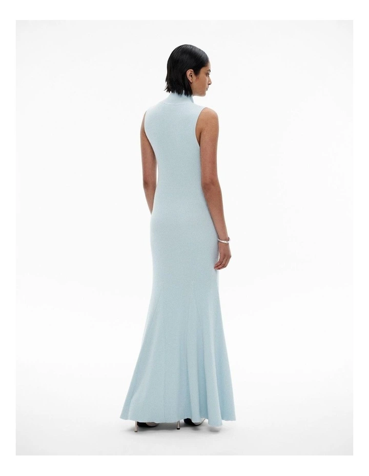 Witchery High Neck Knit Dress in Ice Blue | MYER