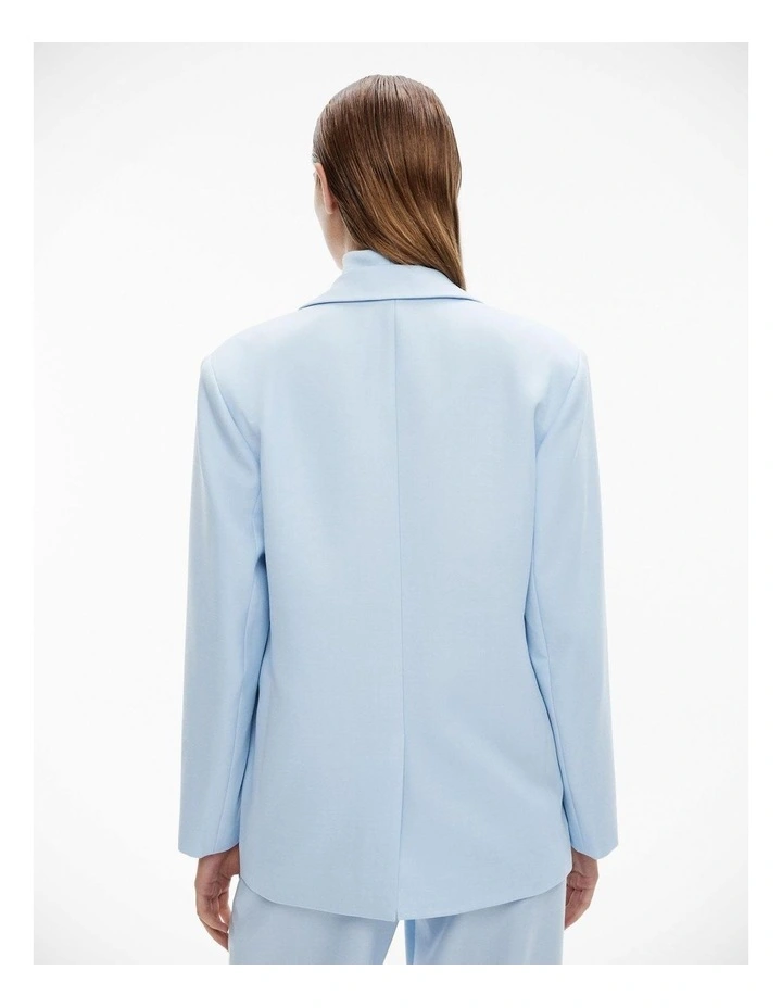 Witchery Boxy Single-breasted Blazer In Ice Blue | MYER