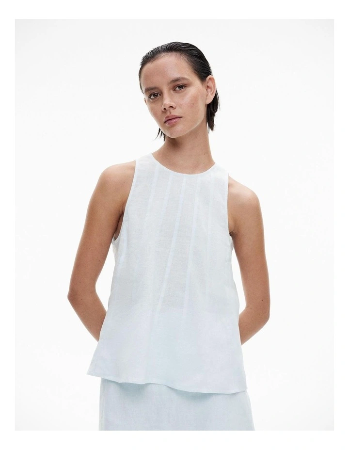 Witchery Seam Detail Tank in Baby Blue | MYER