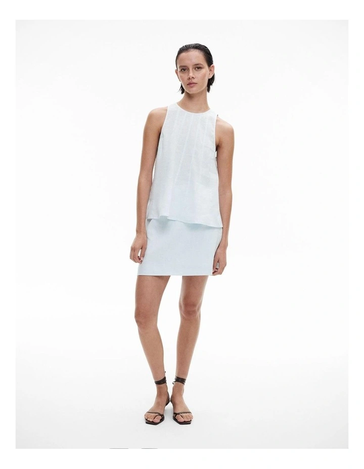 Witchery Seam Detail Tank in Baby Blue | MYER
