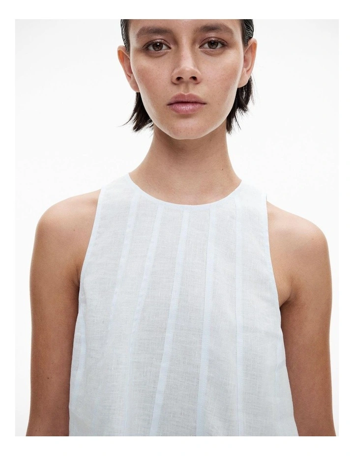 Witchery Seam Detail Tank in Baby Blue | MYER
