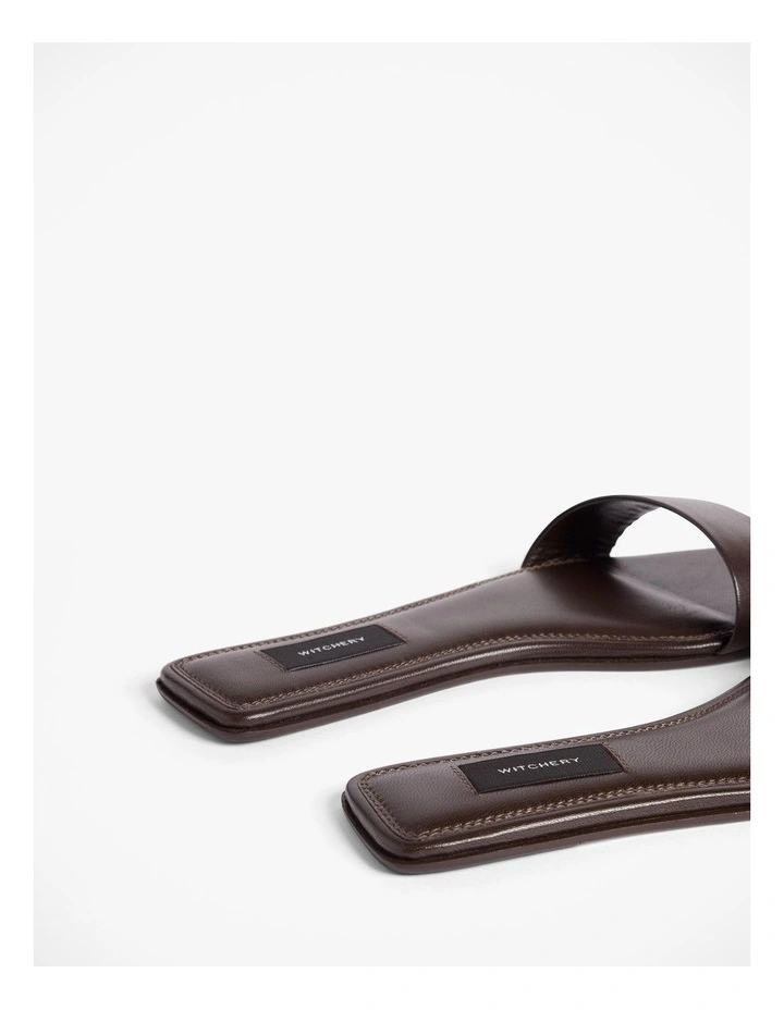 Witchery Anika Slide in Chocolate Brown | MYER