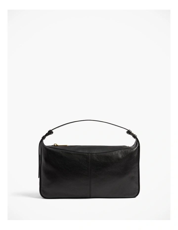 Witchery Jodie Leather Bag in Black | MYER