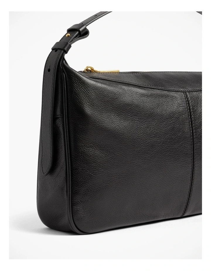 Witchery Jodie Leather Bag in Black | MYER