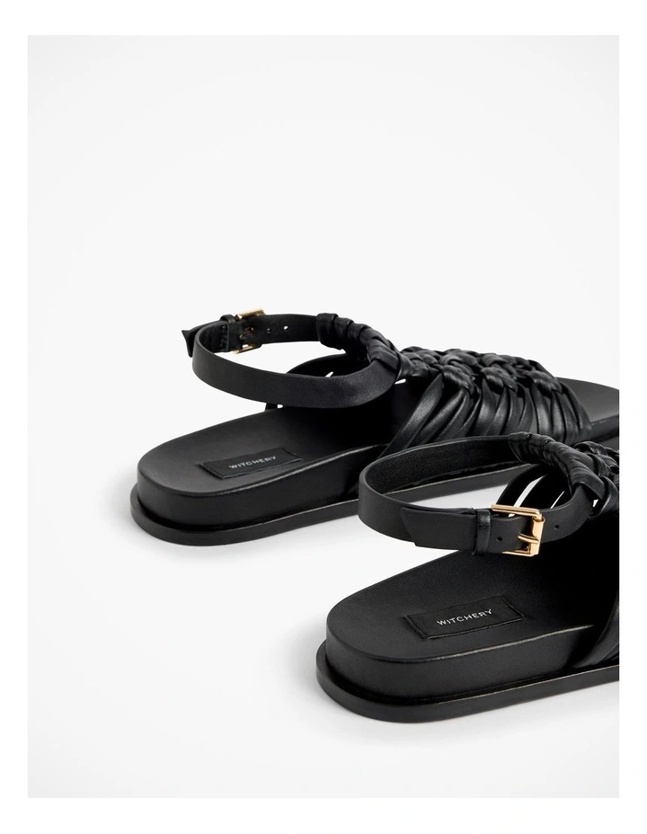 Witchery Luna Sandal in Black | MYER