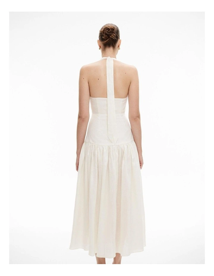 Witchery Halter Drop Waist Dress in Fresh White | MYER