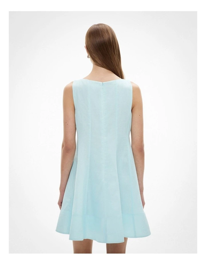 Witchery Panelled Mini Dress in Faded Turquoise | MYER