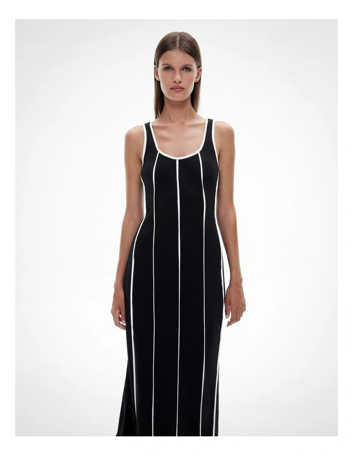 Witchery Contrast Bind Dress in Black | MYER