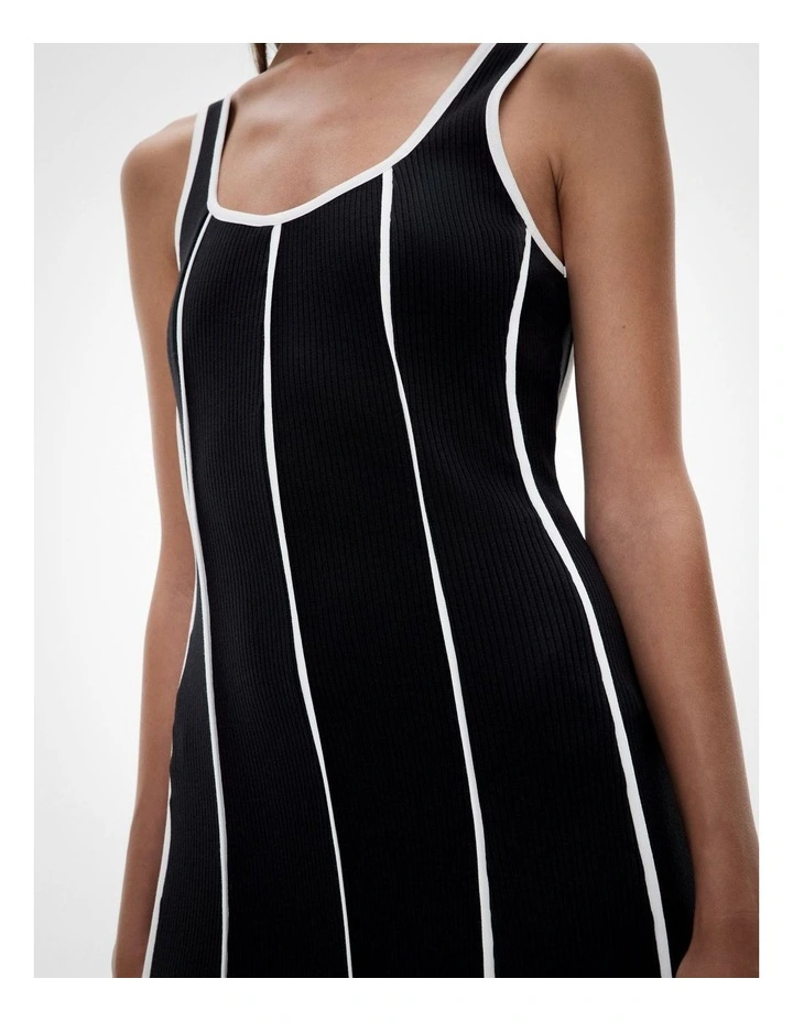 Witchery Contrast Bind Dress in Black | MYER