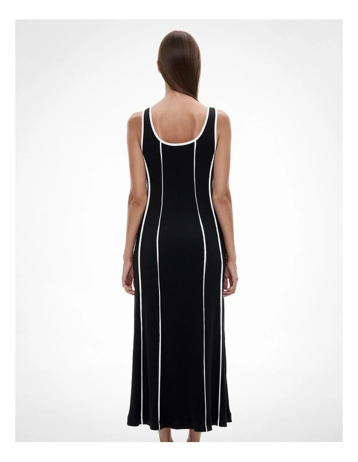 Witchery Contrast Bind Dress in Black | MYER