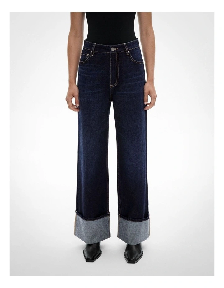 Witchery Cuffed Jeans in Raw Denim | MYER