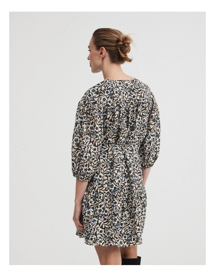 Witchery Midnight Floral Mini Dress in Black Floral | MYER