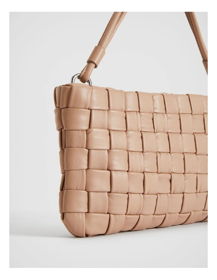 Witchery Woven Leather Sling in Acorn | MYER
