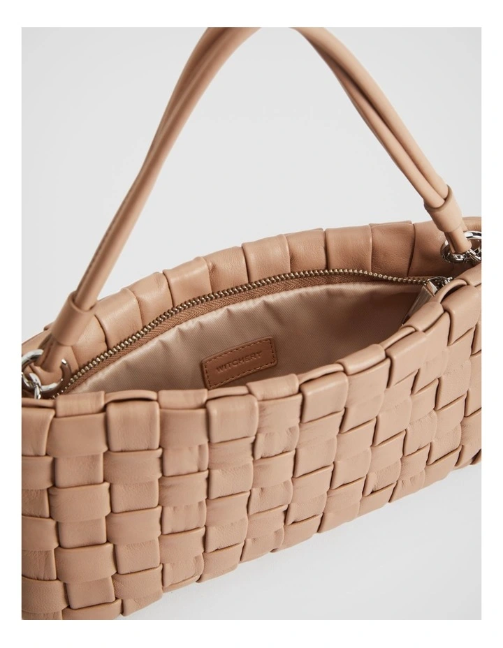 Witchery Woven Leather Sling in Acorn | MYER