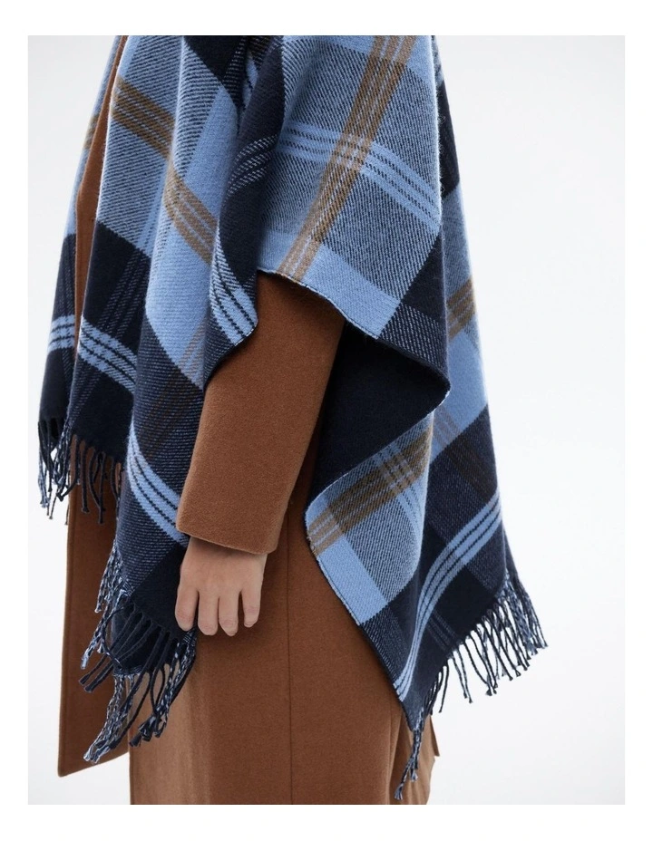 Witchery Check Wrap in Blue | MYER