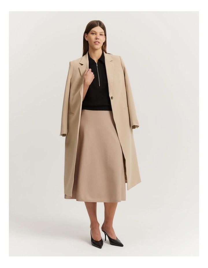 Country Road Gcs-certified Cashmere Blend Zip-through Knit Polo in ...