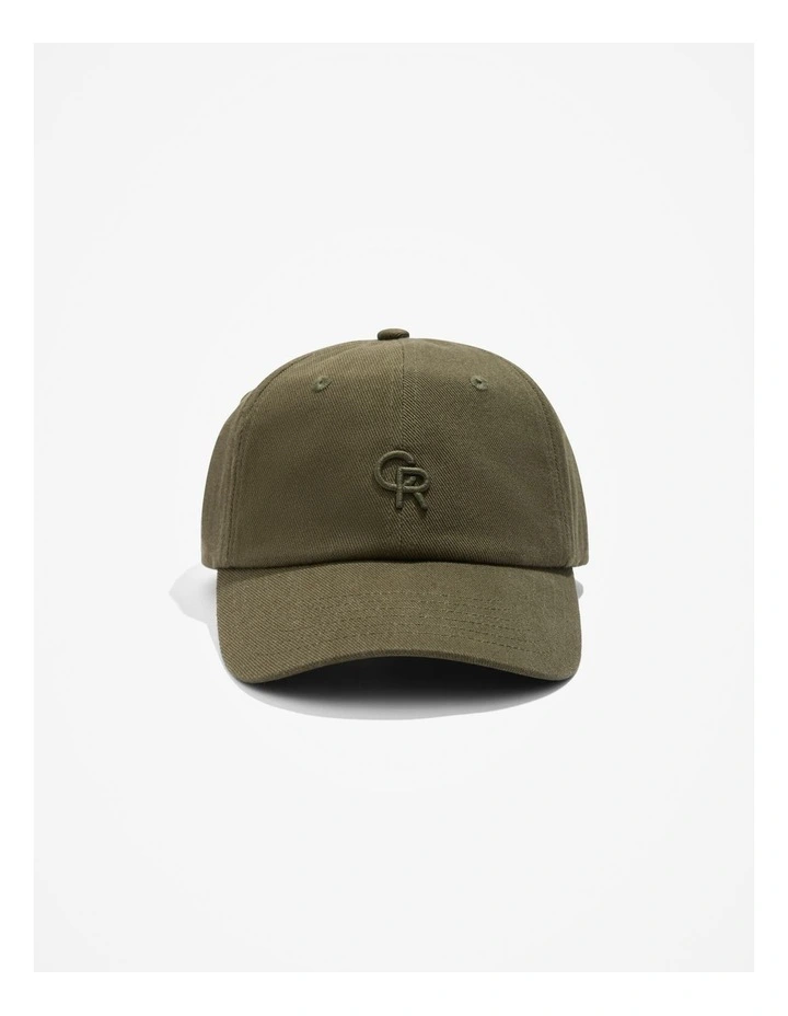 Country Road Monogram Cap In Hunter Green | MYER