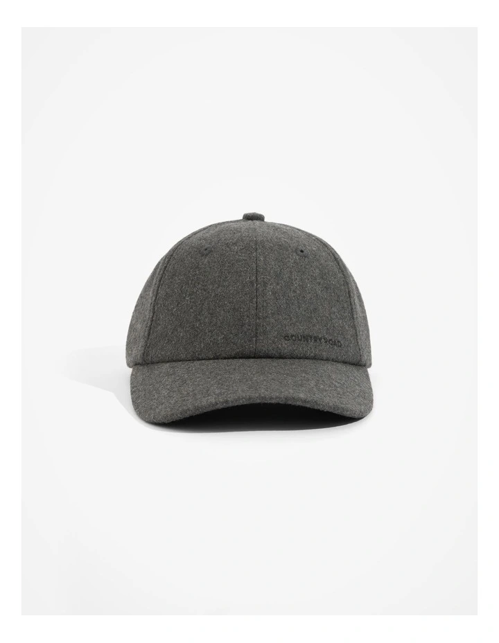 Country Road Felt Cap In Charcoal | MYER