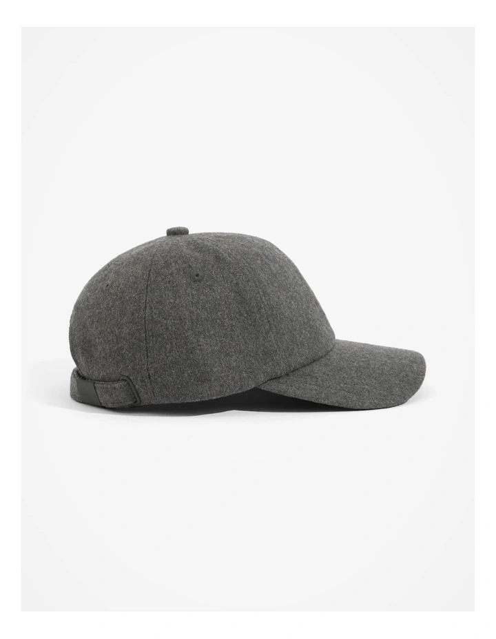 Country Road Felt Cap in Charcoal | MYER