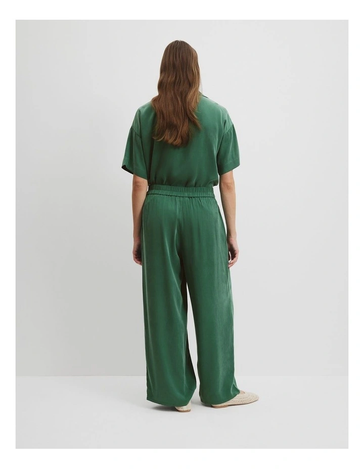 Country Road Pull-on Cupro Pant in Jungle | MYER