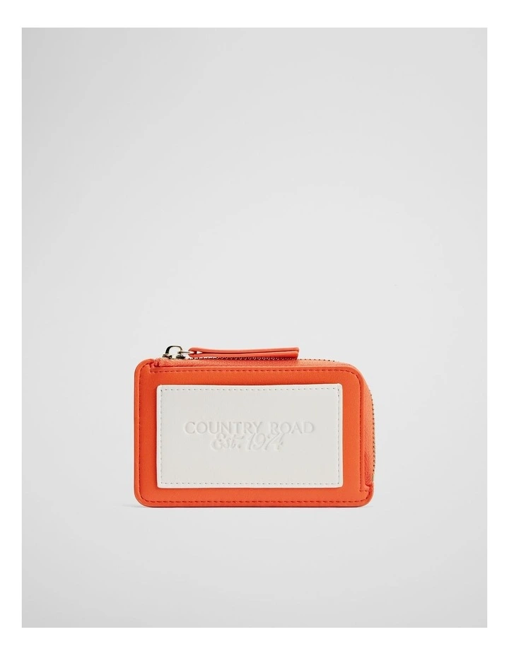 Country Road Patch Logo Credit Card Purse in Tangerine | MYER