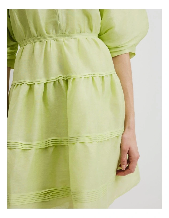 Country Road Tuck Detail Mini Dress in Apple | MYER