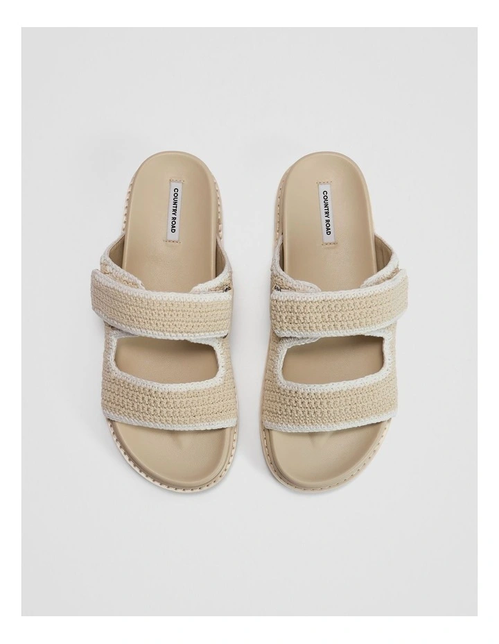 Country Road Lucille Sandal in Natural | MYER