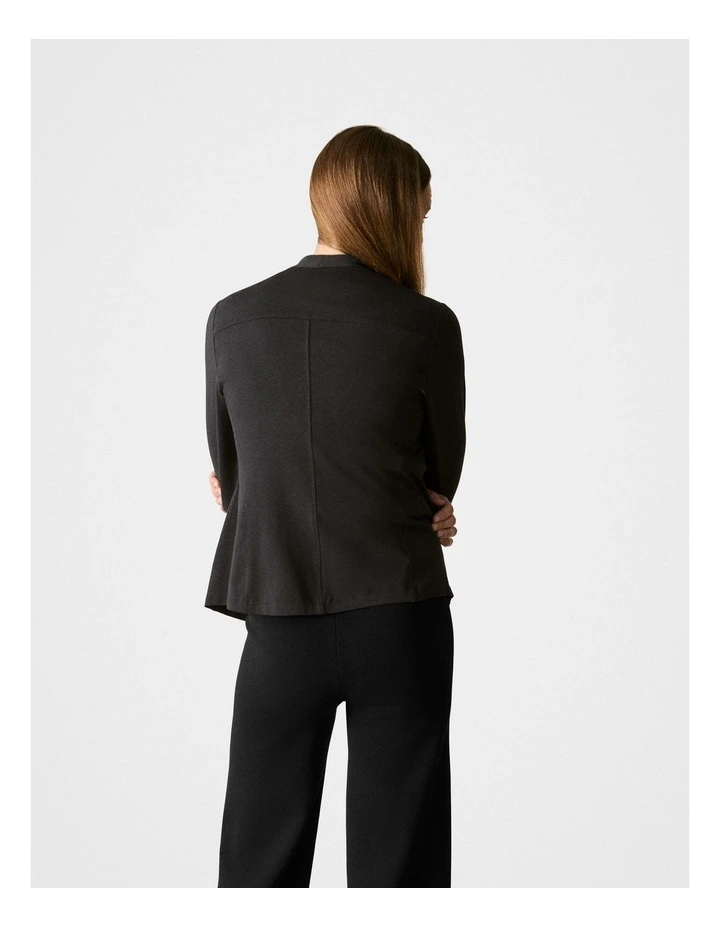 Trenery Bamboo Viscose Jacket in Black | MYER