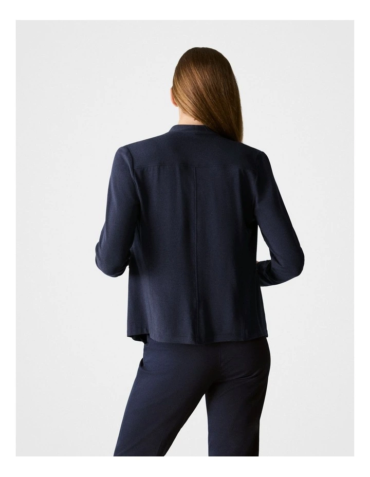 Trenery Bamboo Viscose Jacket in Night Sky | MYER