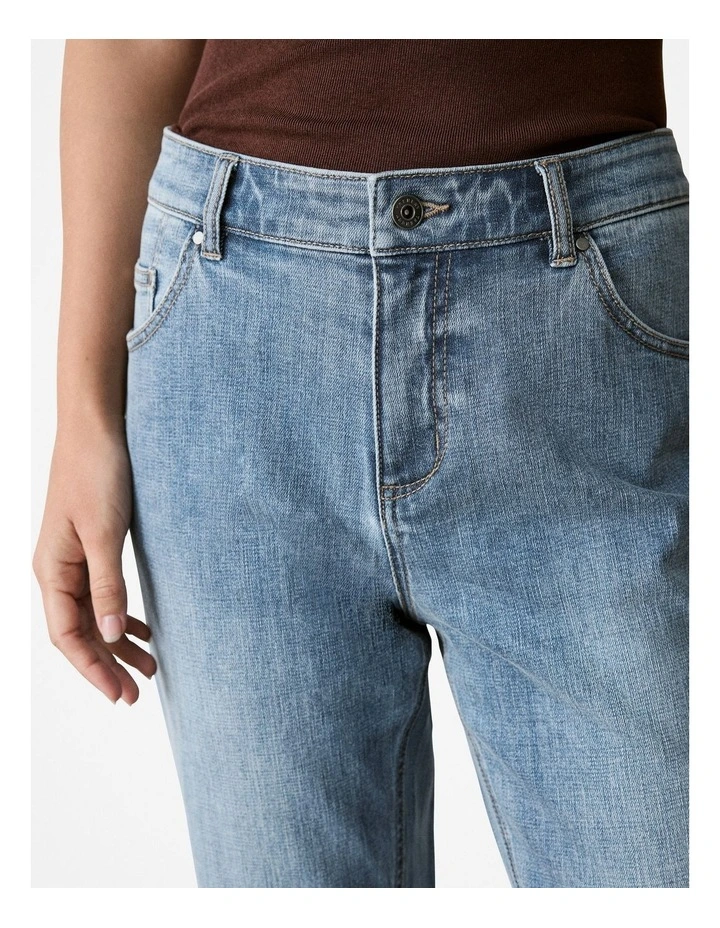 Trenery Australian Cotton Blend Boyfriend Jeans in Vintage Wash Denim ...