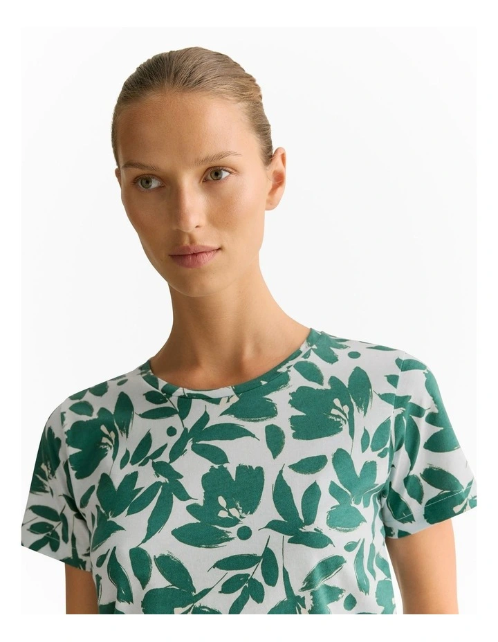 Trenery Bellflower Australian Cotton T-shirt in Powder Blue | MYER