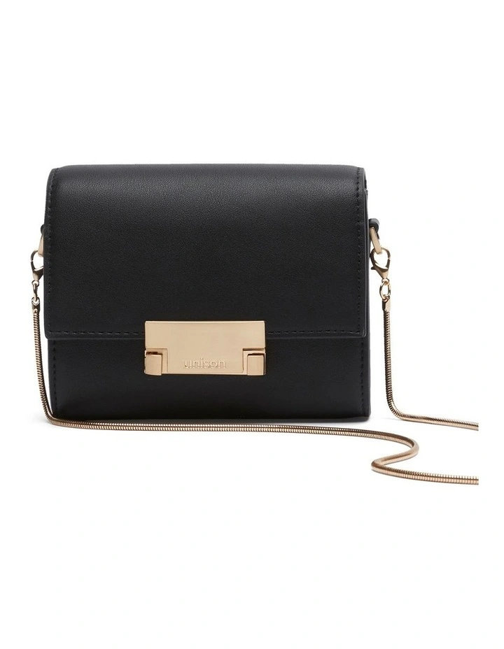 Unison Lexi Cross Body Bag in Black | MYER