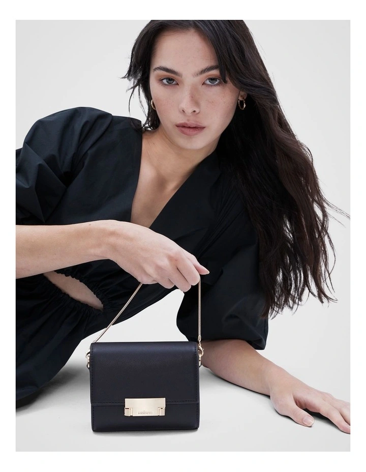Unison Lexi Cross Body Bag in Black | MYER