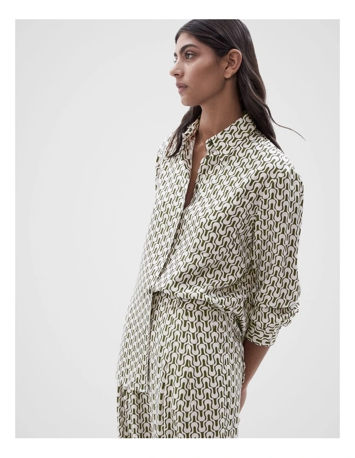 Unison Relaxed Shirt in Geo Print | MYER