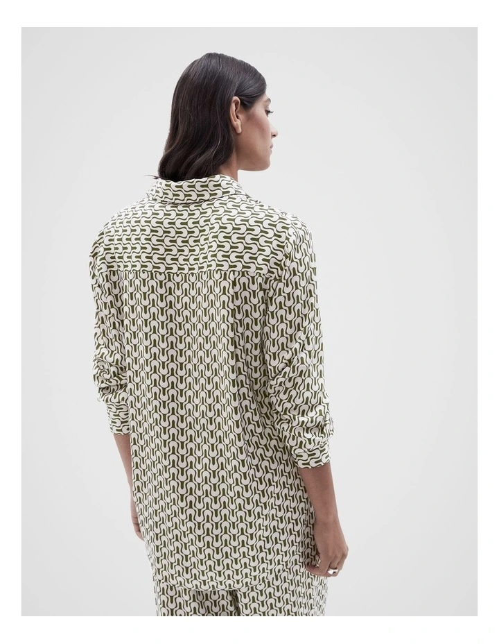 Unison Relaxed Shirt in Geo Print | MYER
