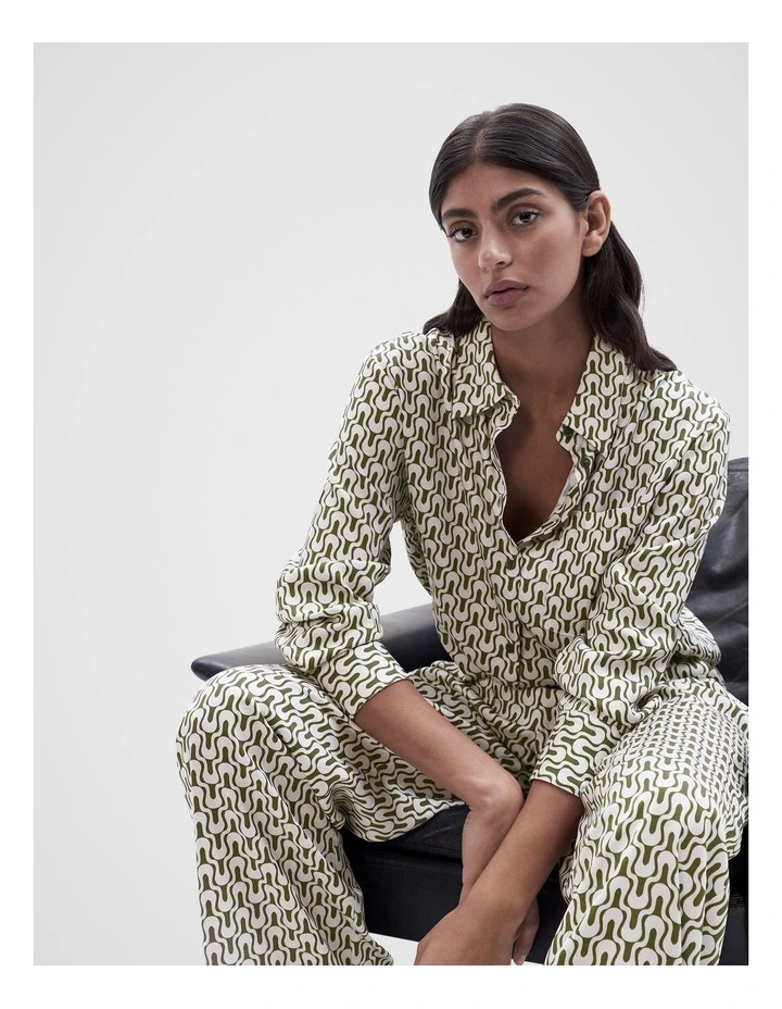 Unison Relaxed Shirt in Geo Print | MYER