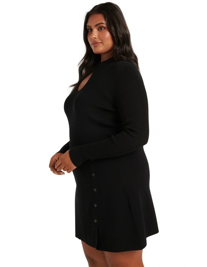 Forever New Curve June Knit Skirt in Black | MYER